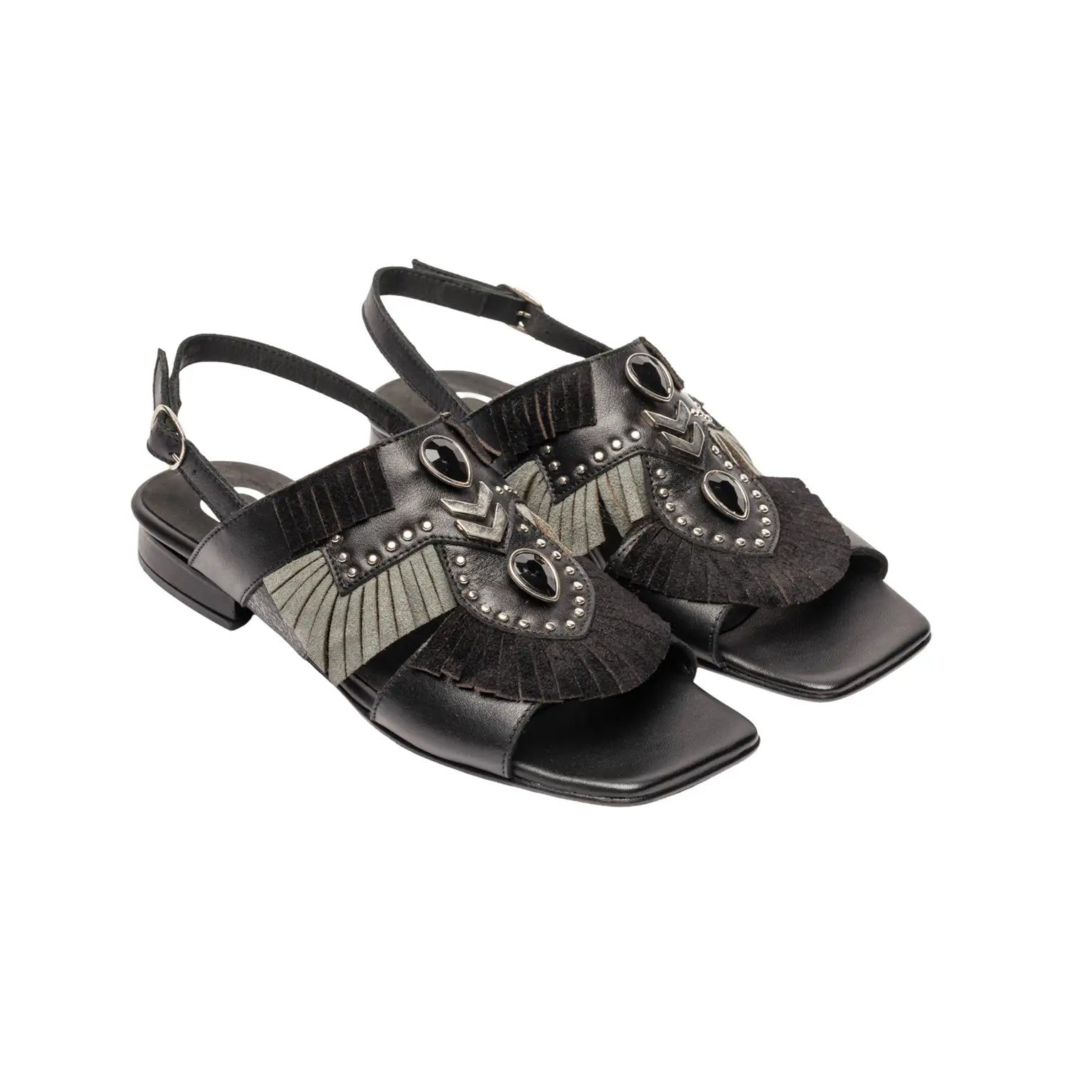 Rock, Paper, Scissors Flat – Bold Women’s Sandal | Clara Barcelo